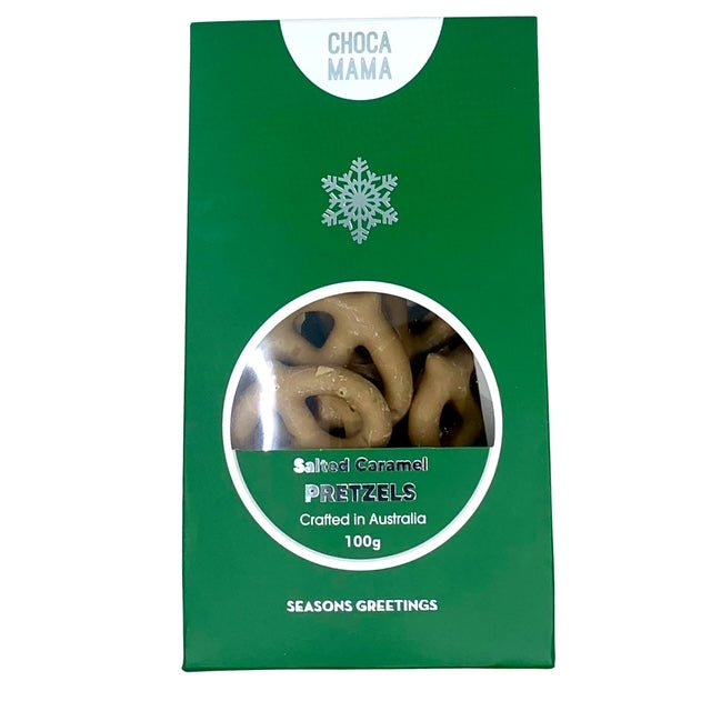 Chocamama Christmas Salted Caramel Chocolate Pretzels – The It Kit