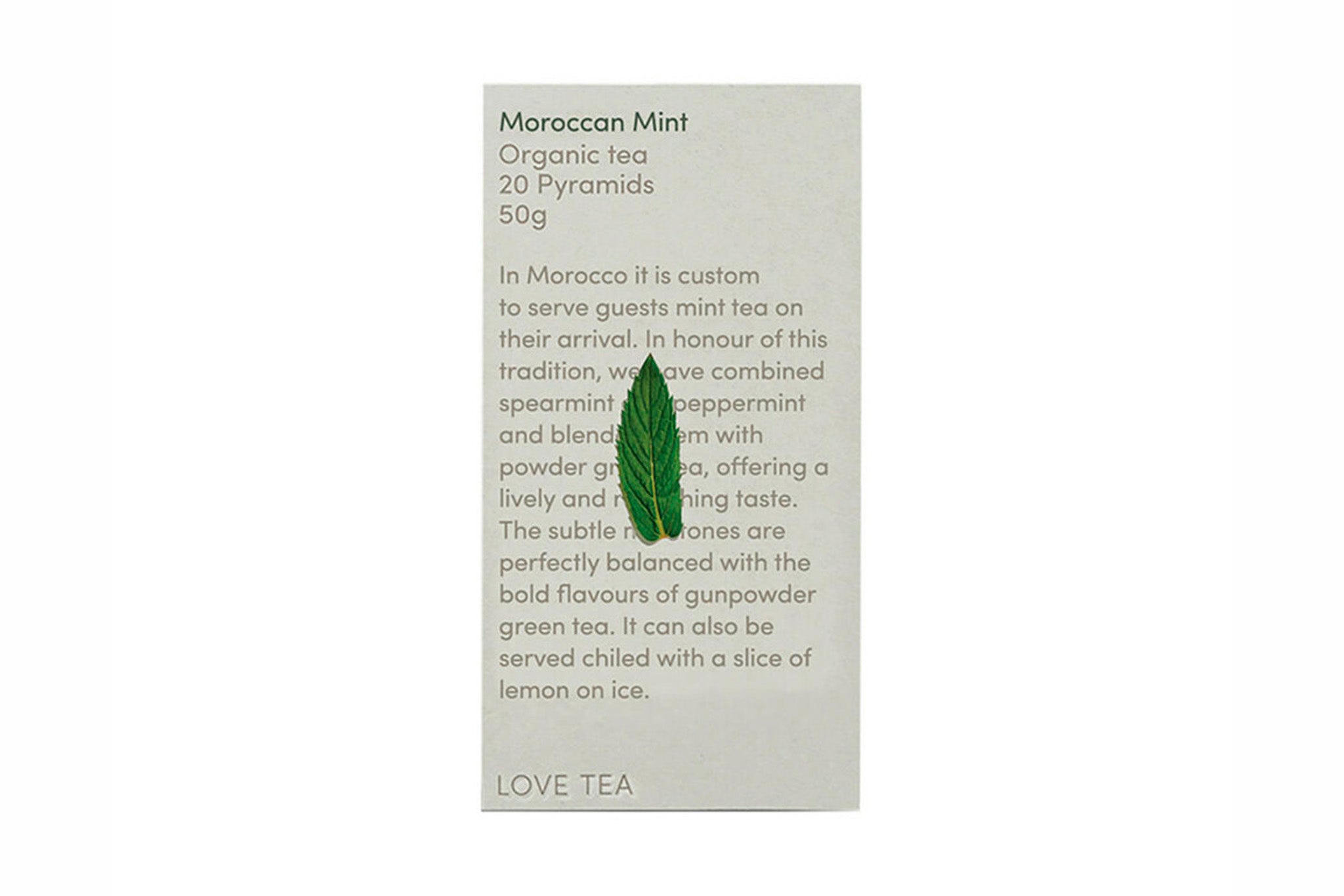 Love Tea - Morrocan Mint Pyramids – The It Kit