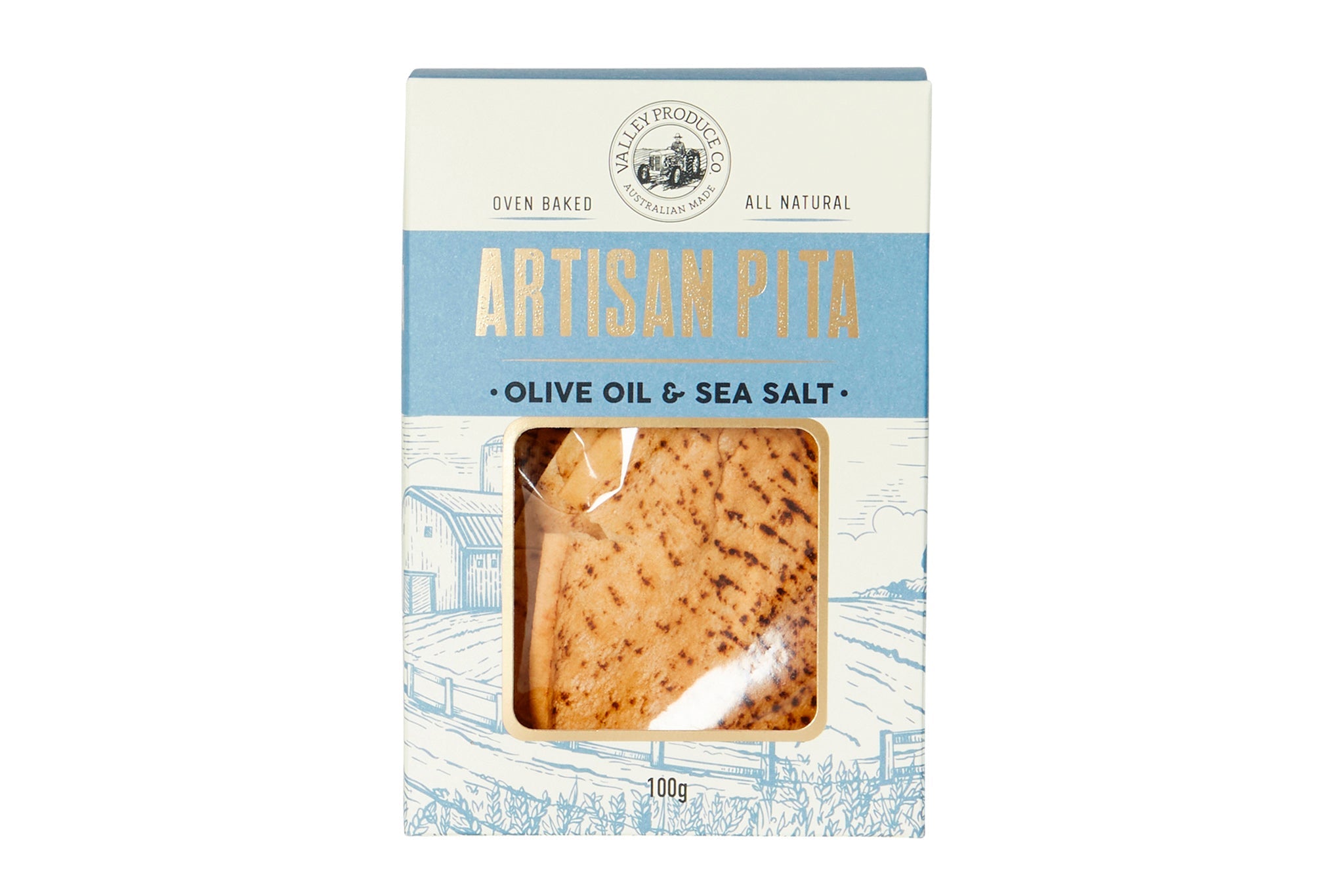 Valley Produce Co.Artisan Pita - Olive Oil & Sea Salt – The It Kit